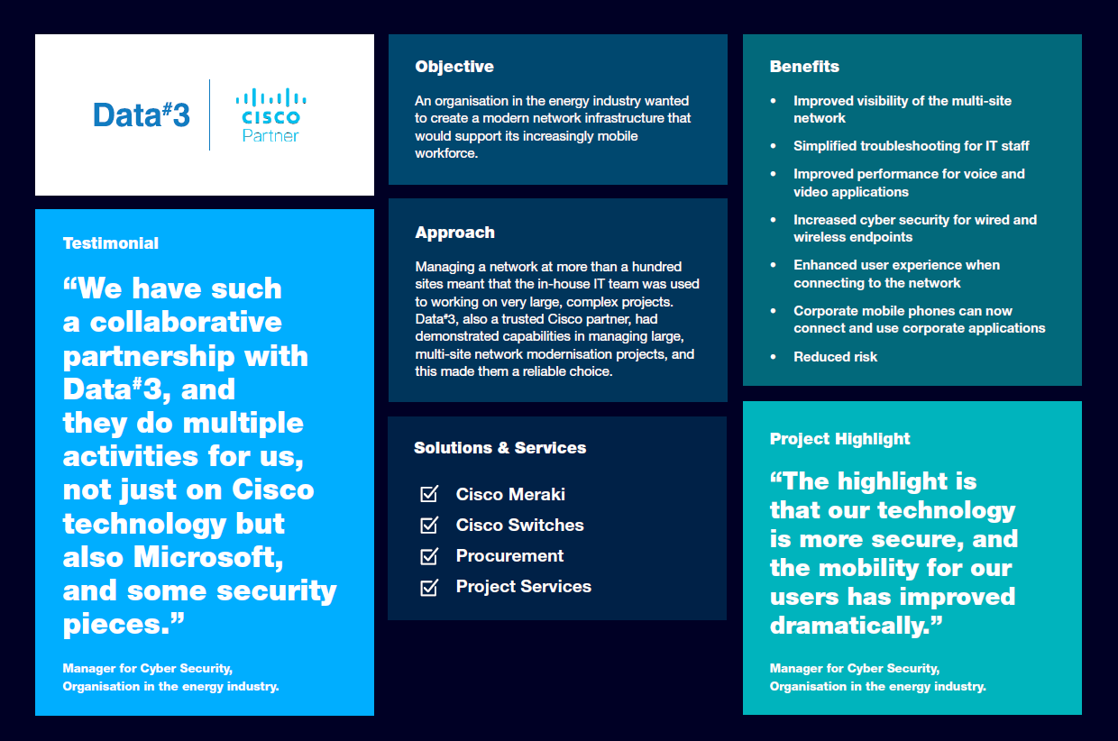 A Cisco network modernisation success story - Data#3